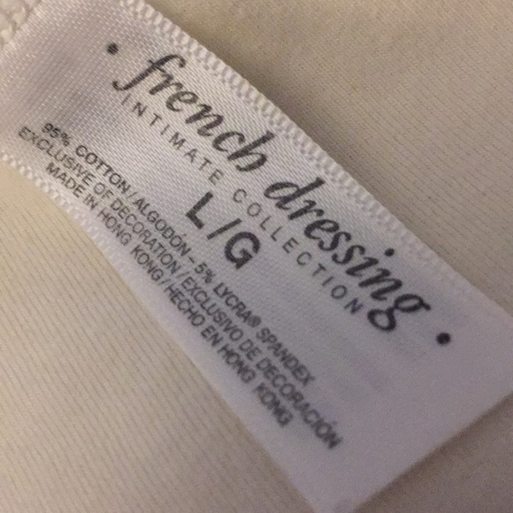 French Dressing | Tops | French Dressing Creamy Ivory Shelf Bra ...